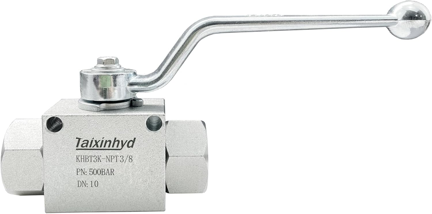 Amazon.com: Taixinhyd Hydraulic Ball Valve 3 Way KHB3K 1/2 Inch NPT Female Hydraulic Valve 7250 ...