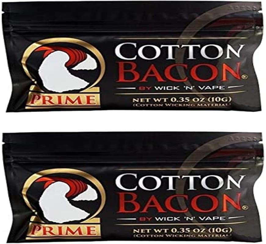 Cotton Bacon Prime by Wick 'N' Vape Double Pack : Amazon.co.uk ...