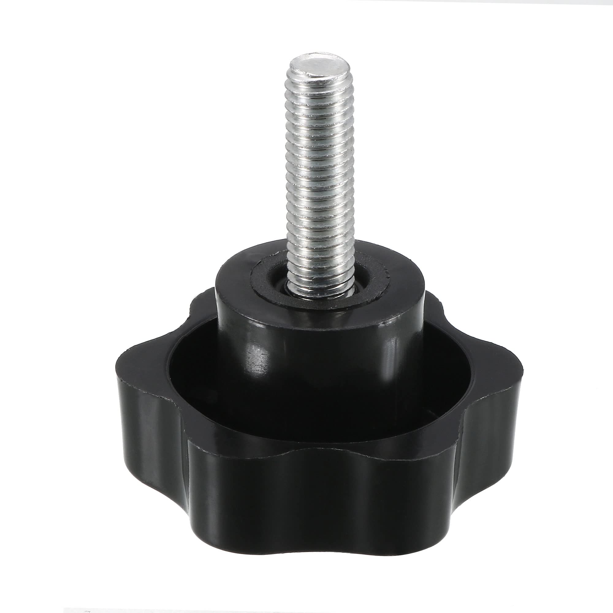 Snapklik.com : Uxcell Clamping Screw Knob, 48mm Dia Plum Hex Shaped ...