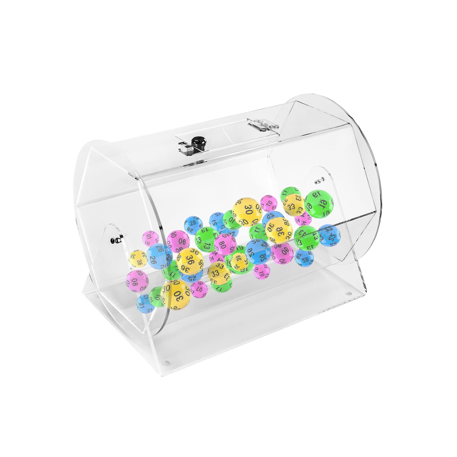 Amazon.com: Ethedeal Acrylic Lockable Lottery Box, Free-Standing Raffle ...