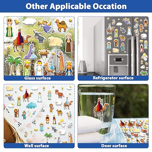 Snapklik.com : Christmas Nativity 3D Puffy Sticker Activity Book Set ...