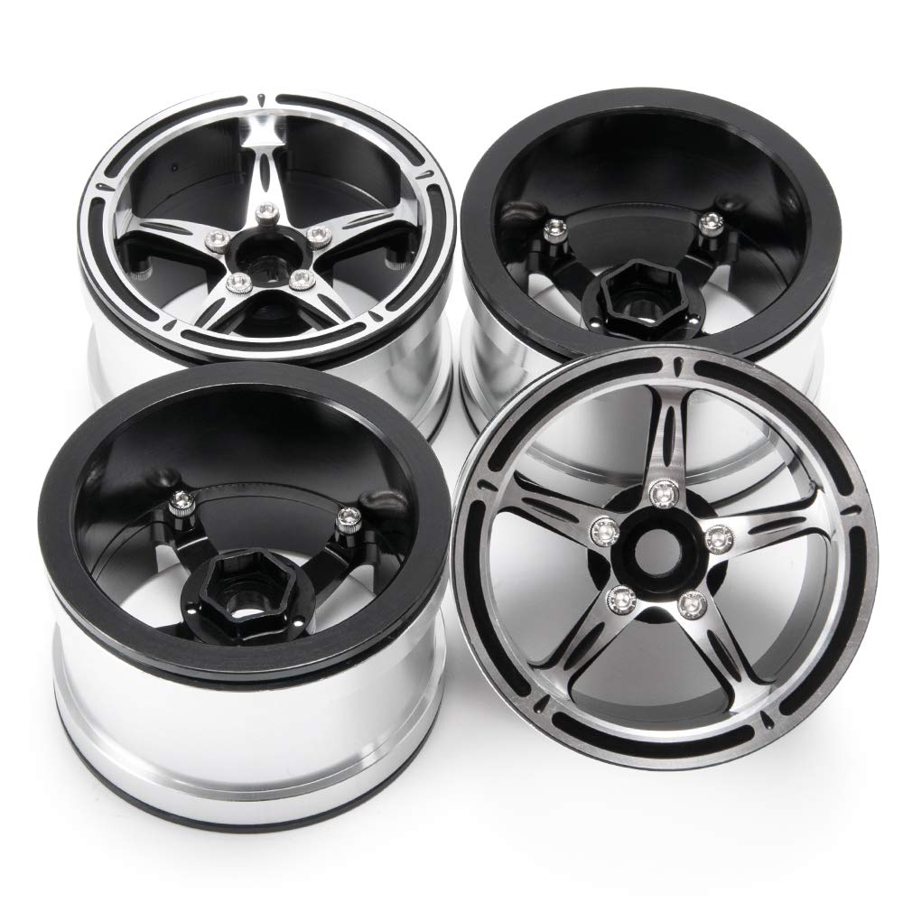 Snapklik.com : 2.2" Beadlock Wheels Rims For 1/10 Axial Wraith 90018 ...