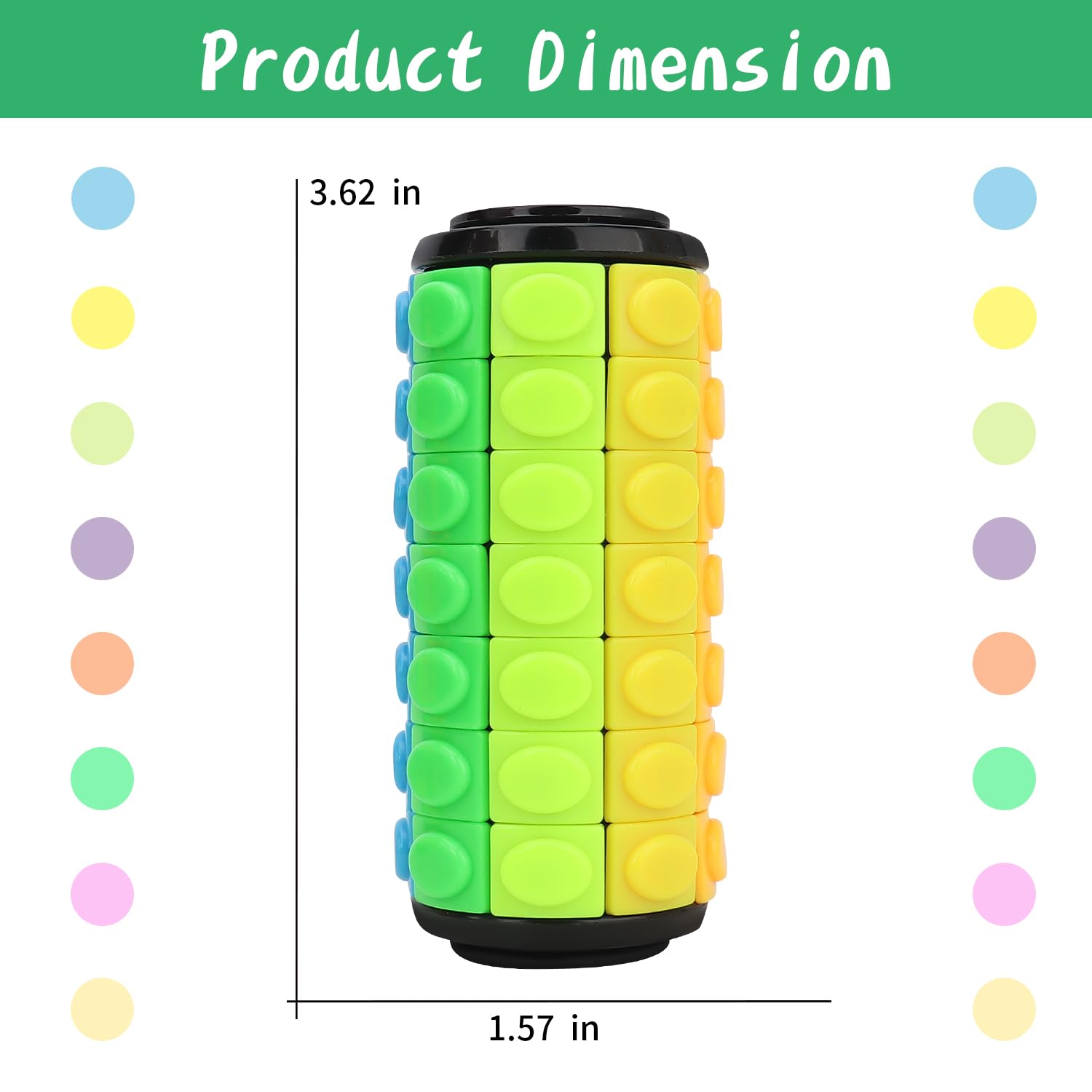 Snapklik.com : BananMelonBM Rotate And Slide Puzzle, Finger Spinner ...