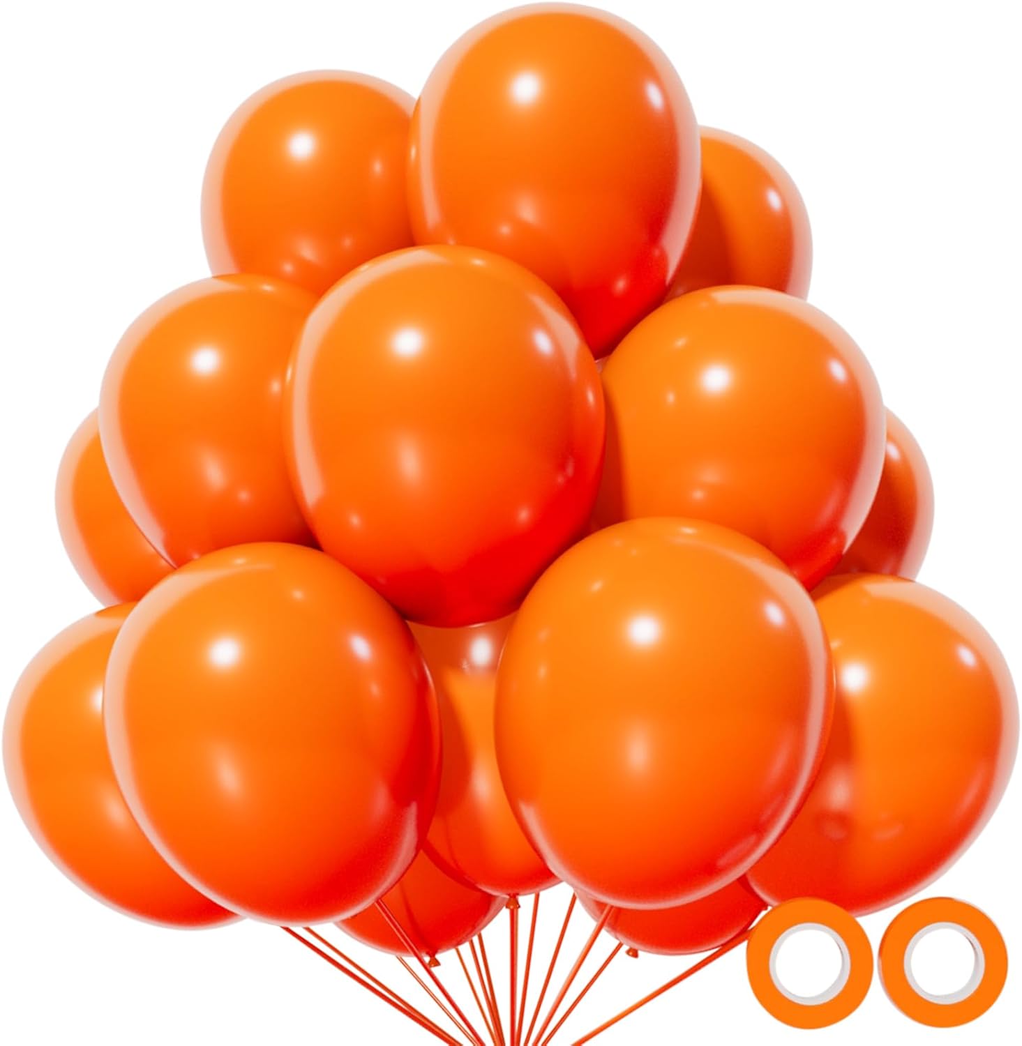 Amazon.com: 110pcs Orange Balloon 12 inch, Orange Latex Balloons for ...