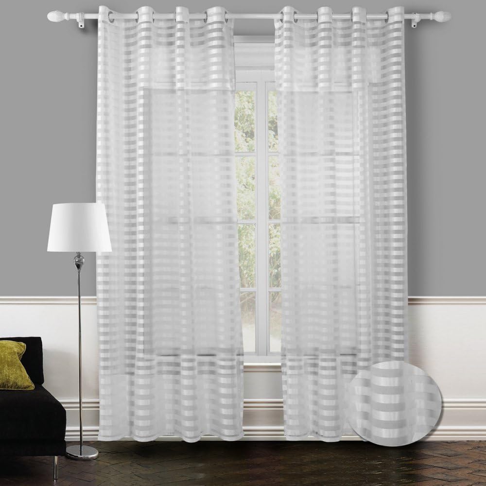 Amazon.com: Chic Home Heidi Window Panel (Set of 2 Panels) Beige : Home ...