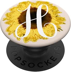 Amazon.com: Sunflower Pop Socket H - Phone Case Stand Grip - H ...
