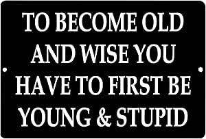 Amazon.com: Rogue River Tactical Funny Sarcastic Metal Tin Sign, 12x8 ...