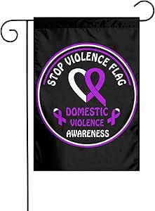 Amazon.com : Stop Violence Flag Domestic Awareness Garden Durable And ...