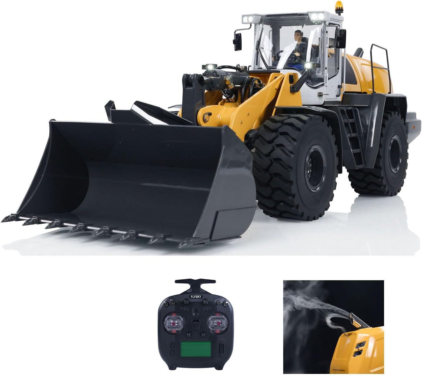 Amazon.com: wheelfun XDRC 1/14 RC Hydraulic Loader for 580 RC ...