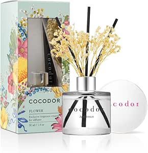Cocod'or Mini Flower Reed Diffuser/April Breeze / 1.6oz(50ml) / 1 Pack ...