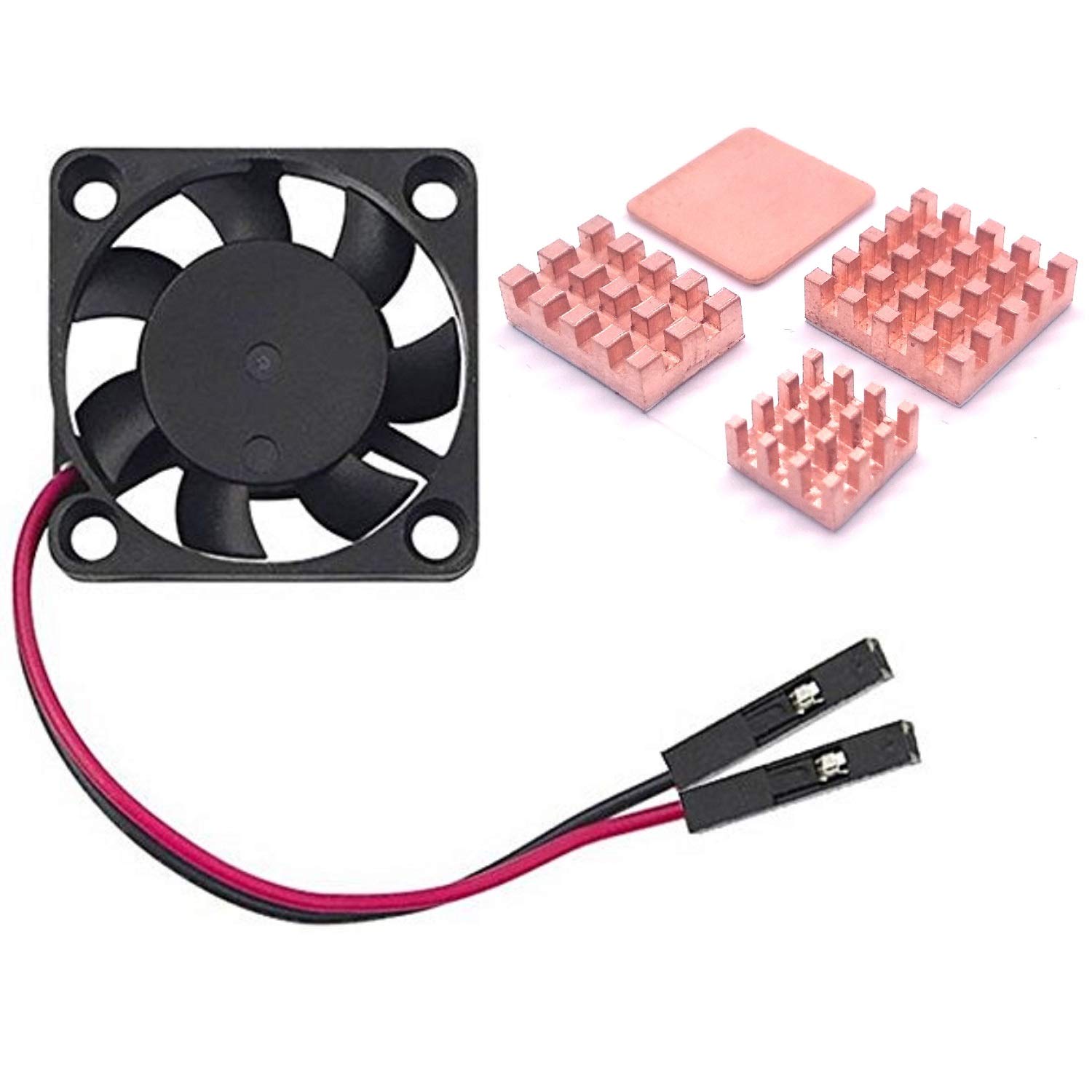 Amazon.com: Easycargo Raspberry Pi 4 Heatsink Fan Kit for Cooling ...