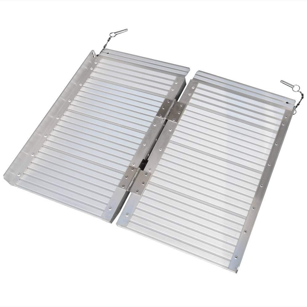 Buy Binlin Threshold Ramps,2'-10' Portable Folding Aluminum Wheelchair ...