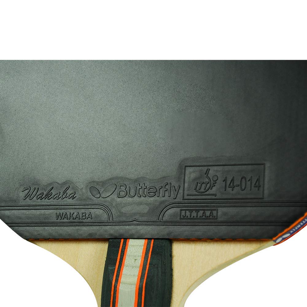 Buy Butterfly Wakaba Shakehand Table Tennis Racket Online at desertcart ...