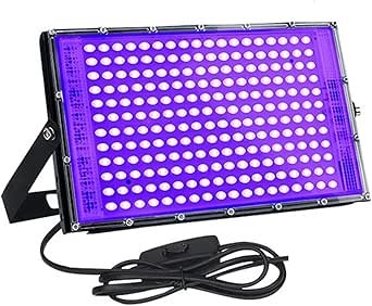 OUHFCASN 300W UV LED Flood Light - 216 LEDs Ultraviolet Stage Lamp ...