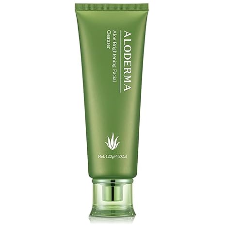 Amazon.com: Aloderma Brightening Facial Cleanser made with 77% Organic ...