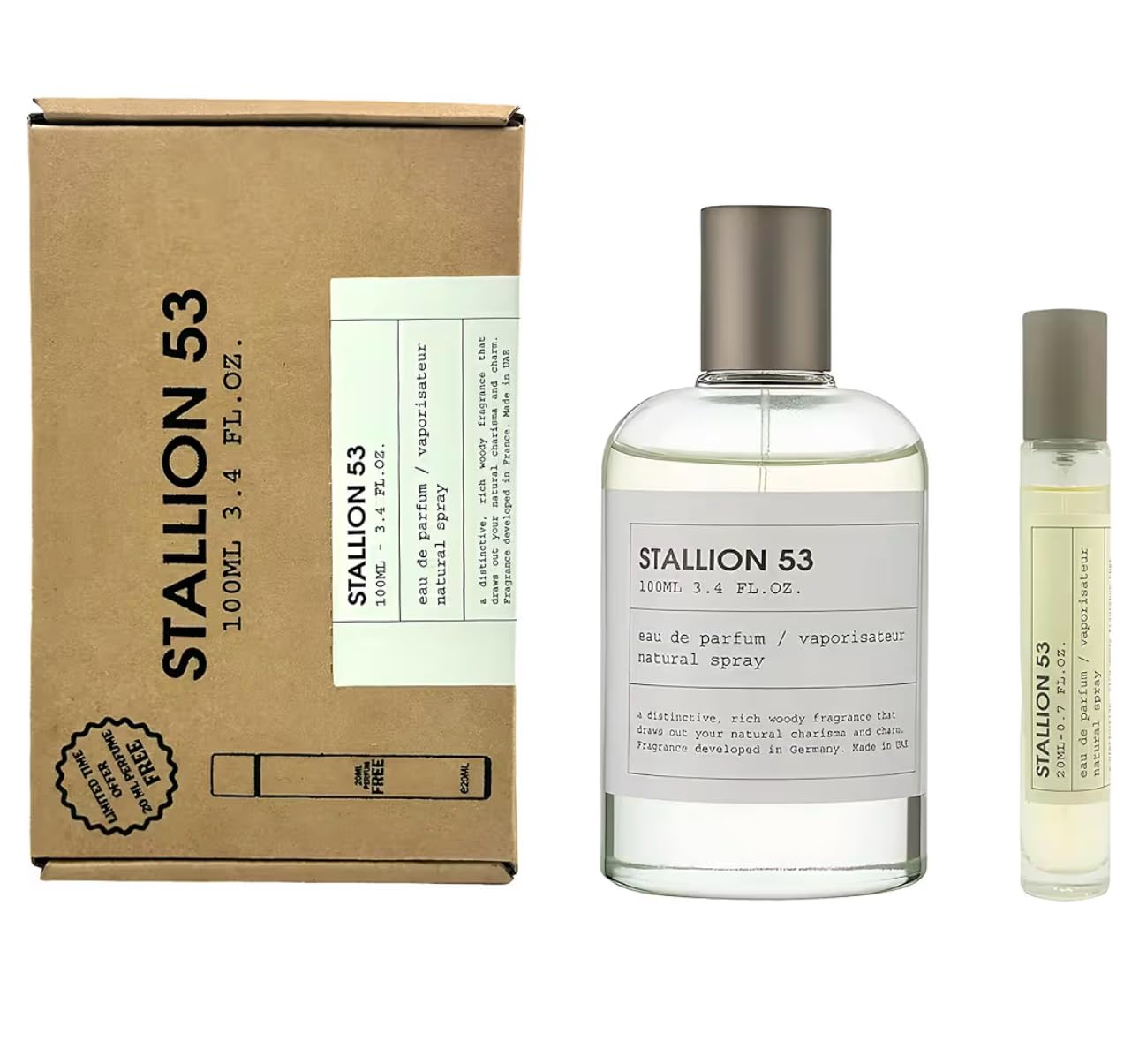 Amazon.com : STALLION 53 PERFUME UNISEX 3.4 FL OZ EAU DE PARFUM UNISEX ...