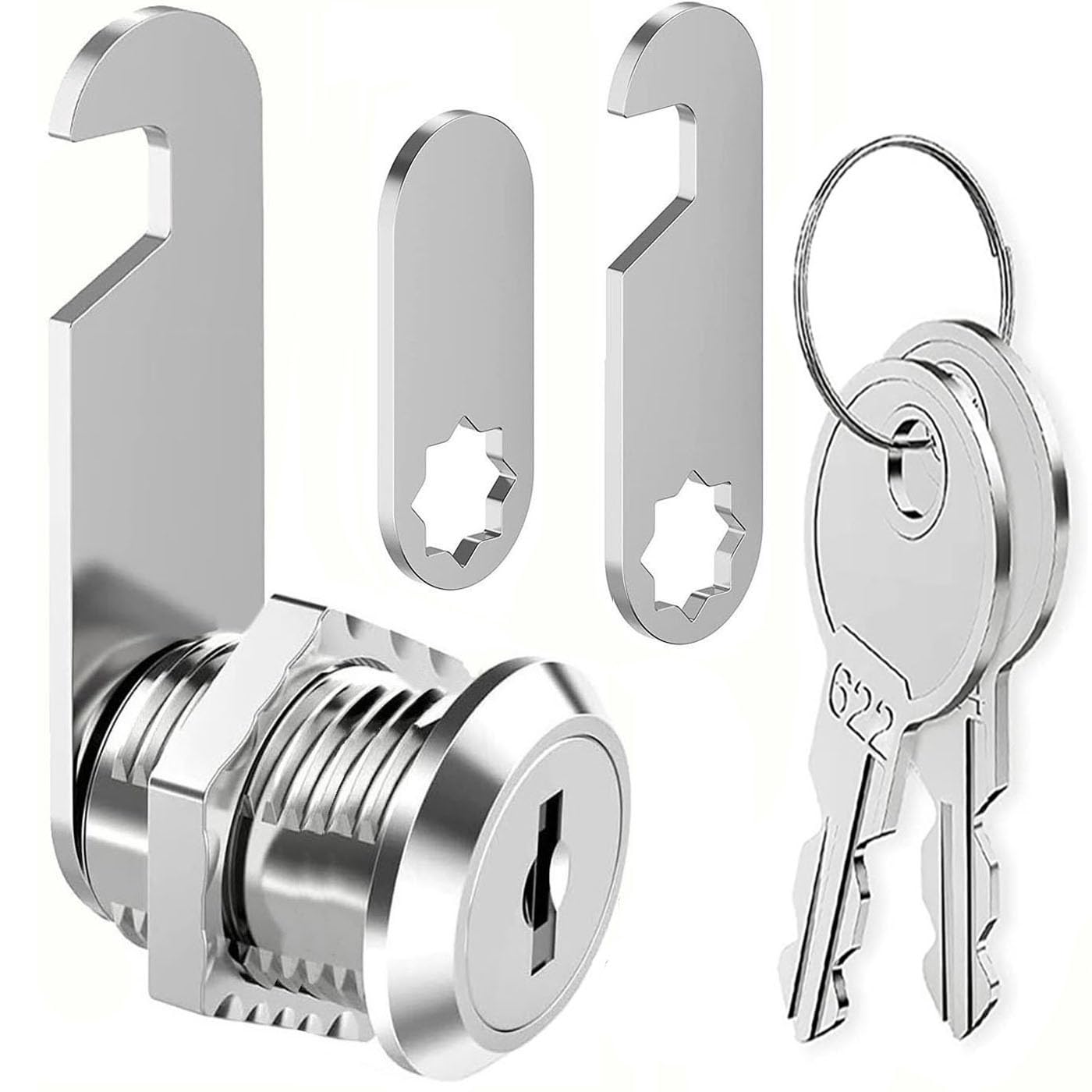 ZiYuya 25mm Mailbox Lock with Key Different, RV Storage Locks Cabinet ...
