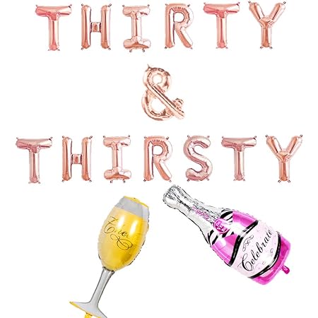 Amazon.com: 30th Birthday Party Decorations for Her Rose Gold Dirty ...