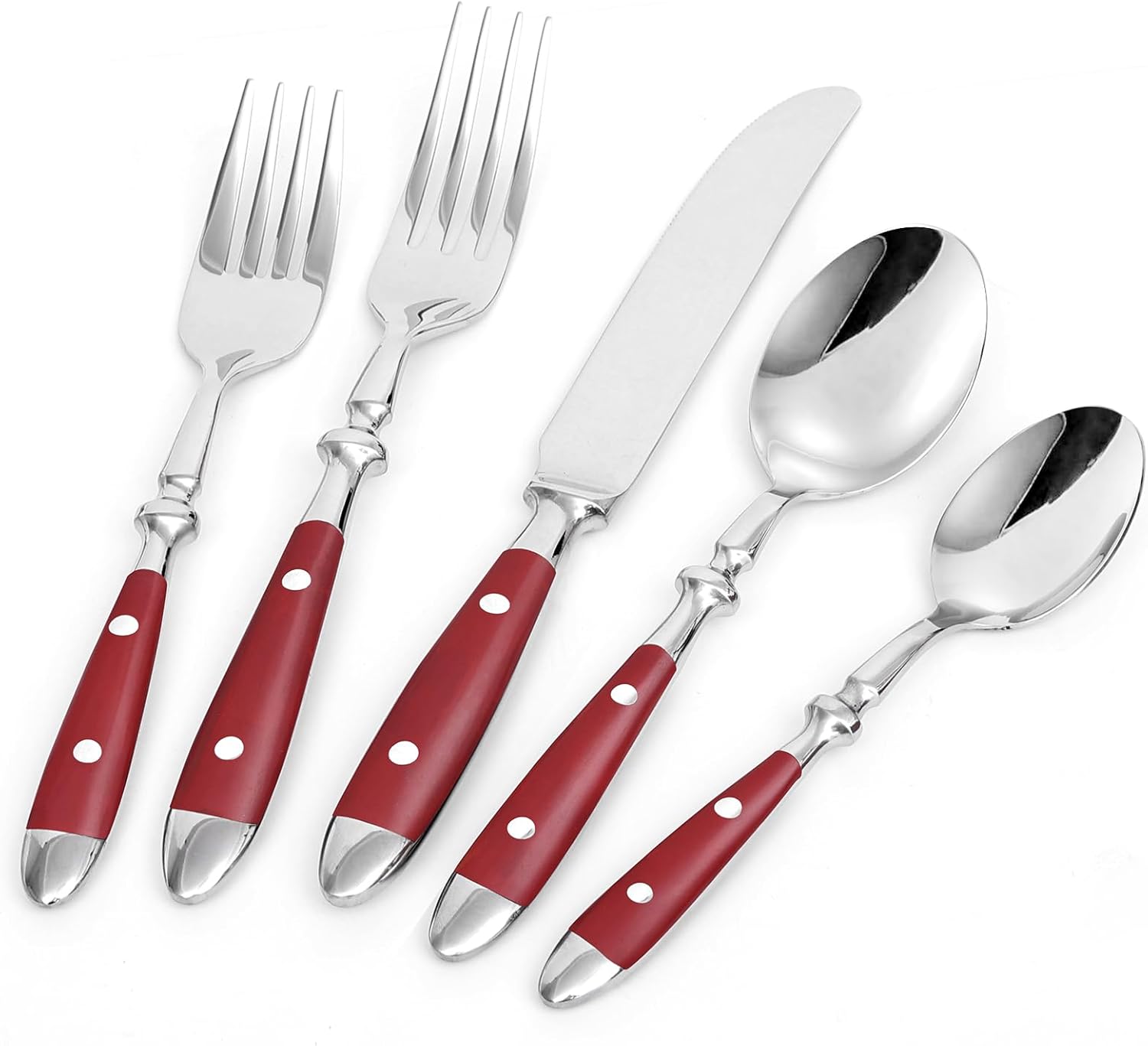 Amazon.com | 20-Piece Silverware Set for 4, High-end Everyday Flatware ...