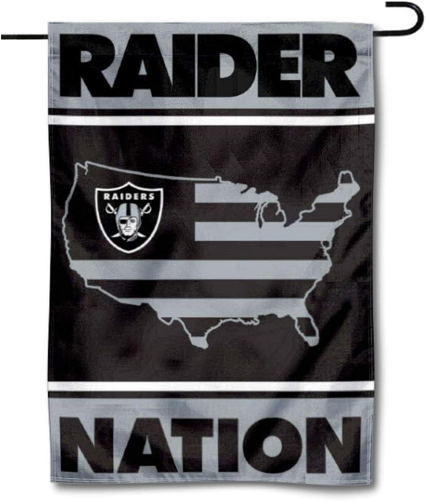 Amazon.com : Las Vegas Raiders Raider Nation Double Sided Banner Flag ...