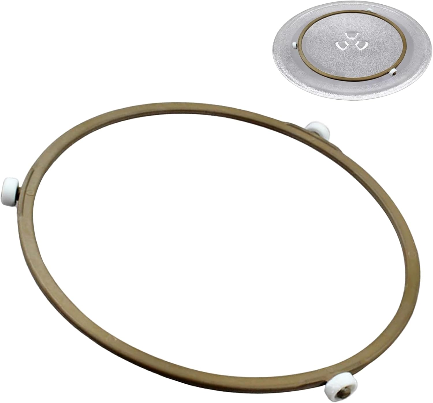 Microwave Support Rings for Microwave Glass Plates,7.45" Microwave Tray ...