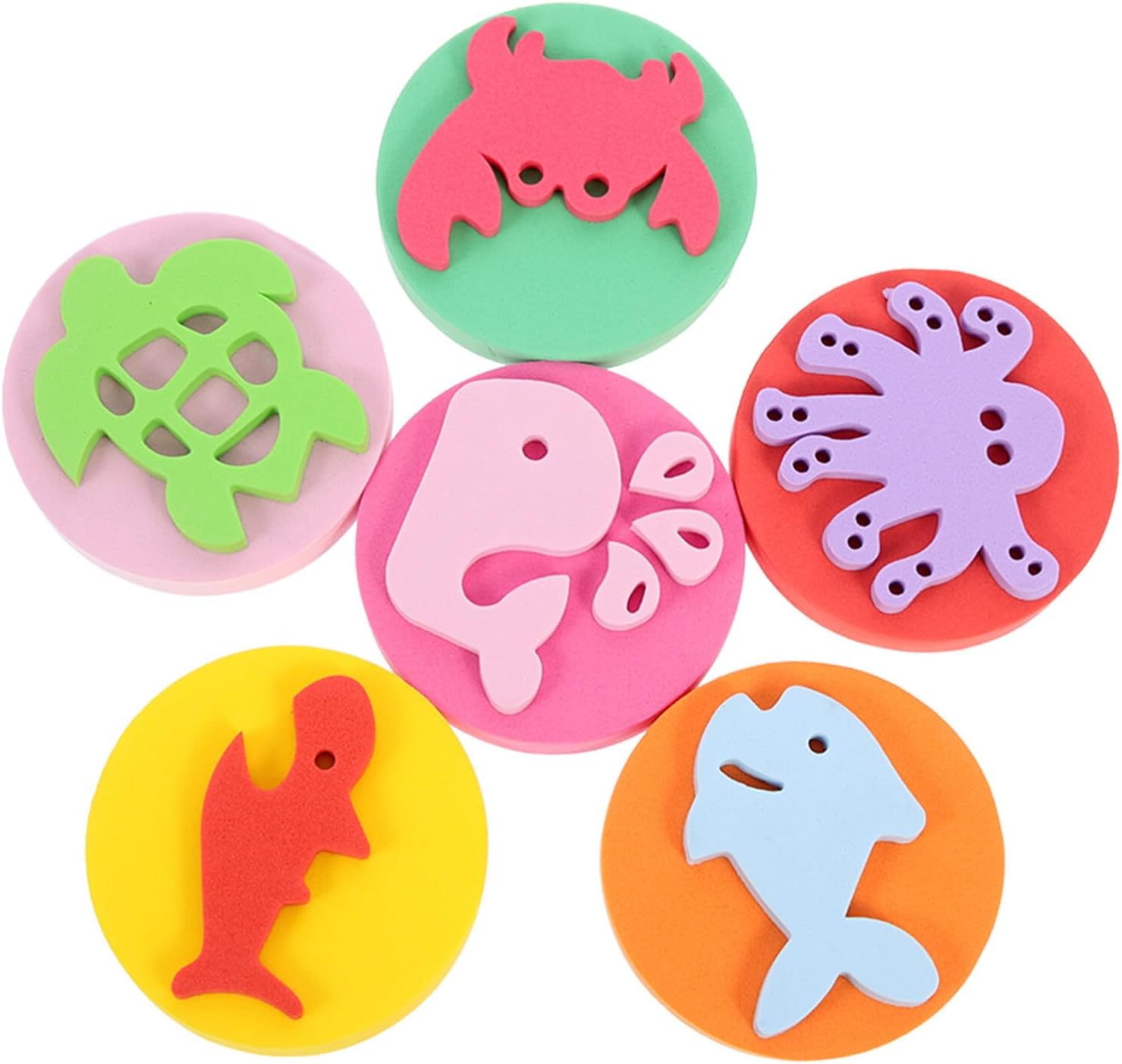 Amazon.com: SJZBIN 12PCS Painting Stamper Double-Side Sponge Stamper ...