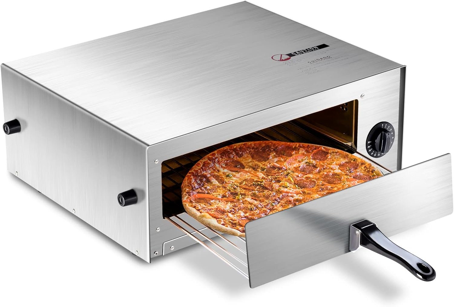 Amazon.com: SIMOE Electric Pizza Oven,Indoor Pizza Oven with Handle ...