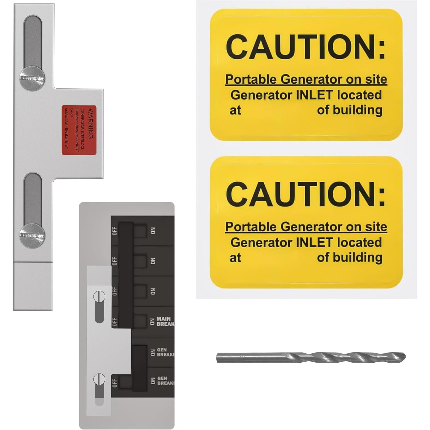 Generator Interlock Kit Compatible with Square D Homeline Meter Main ...