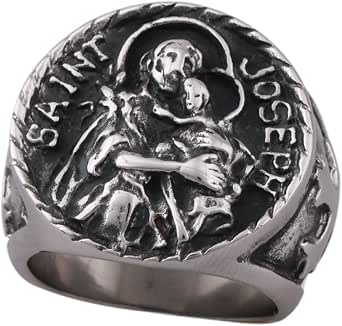 Amazon.com: St. Saint Joseph Medal Protect US Amulet Stainless Steel ...