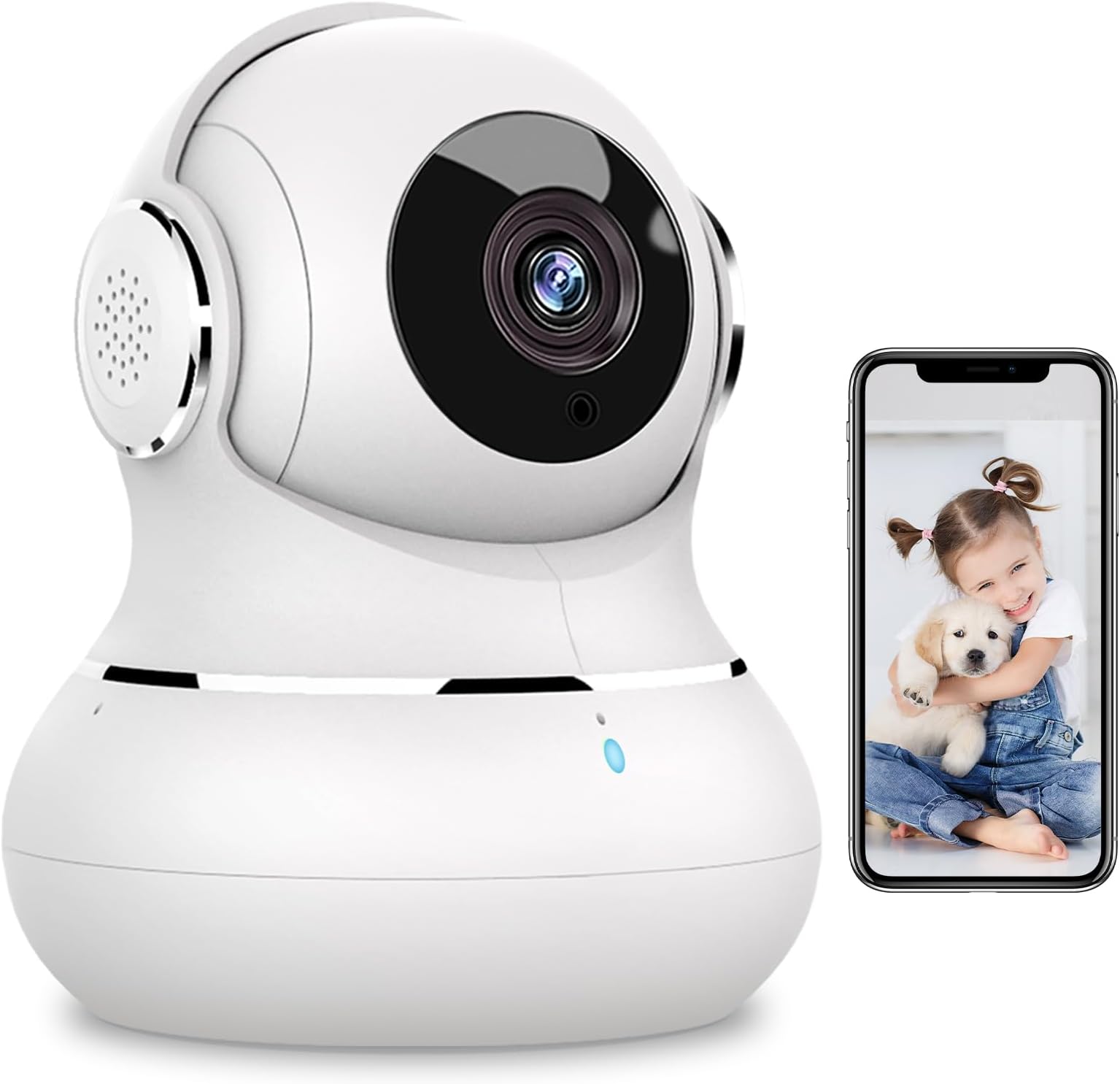 Amazon.com : litokam Indoor Camera, Cameras for Home Security with ...