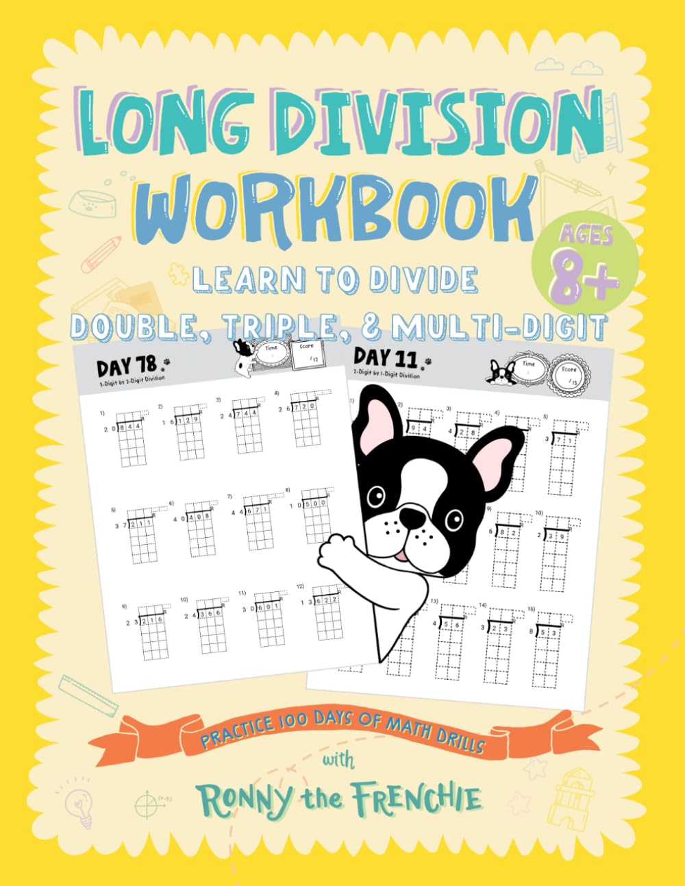 Long Division Workbook - Learn to Divide Double, Triple, & Multi-Digit ...