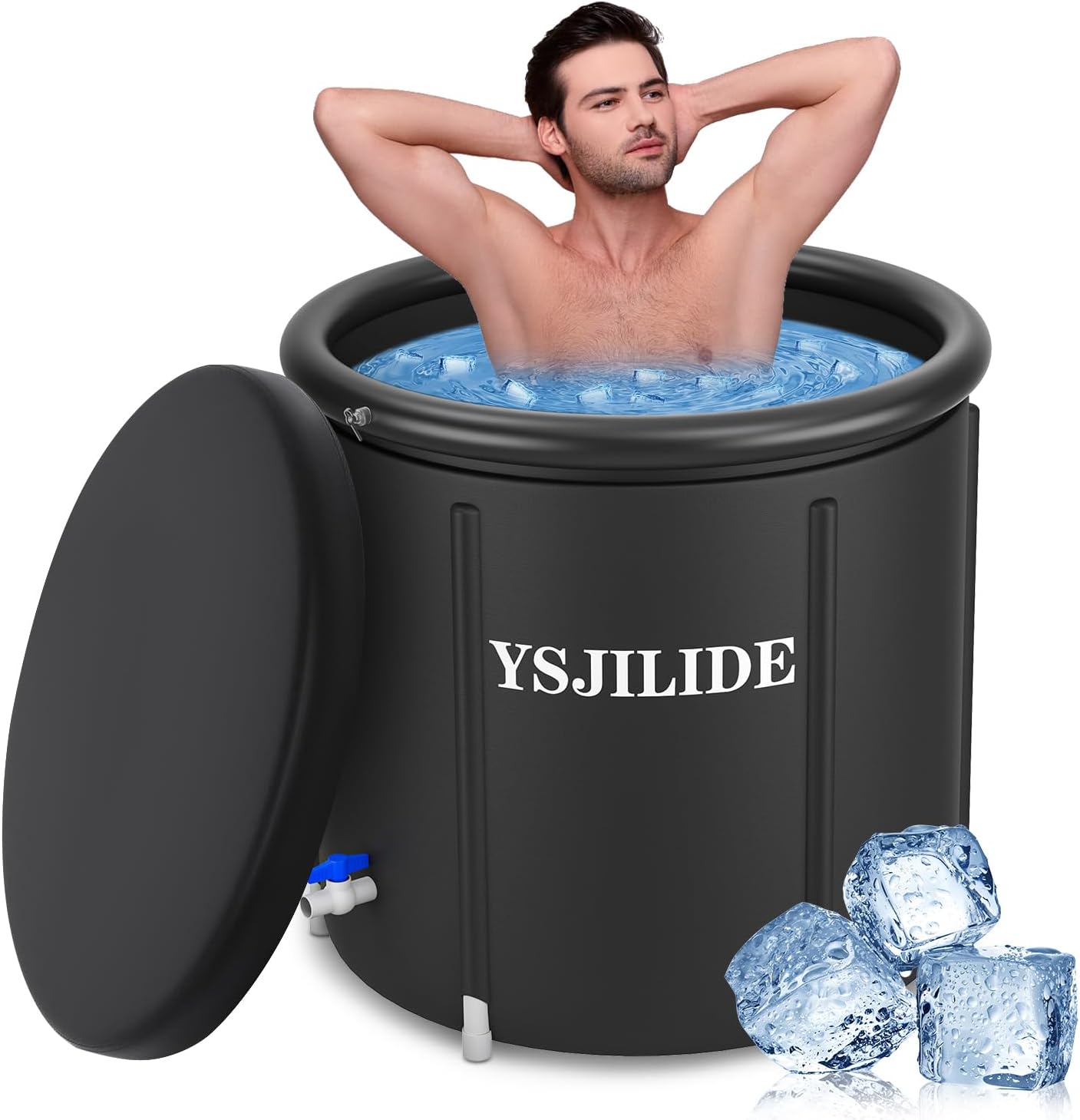 Polar Ice Bath Recovery Tub / 370L Portable Ice Bath for Cold Water ...