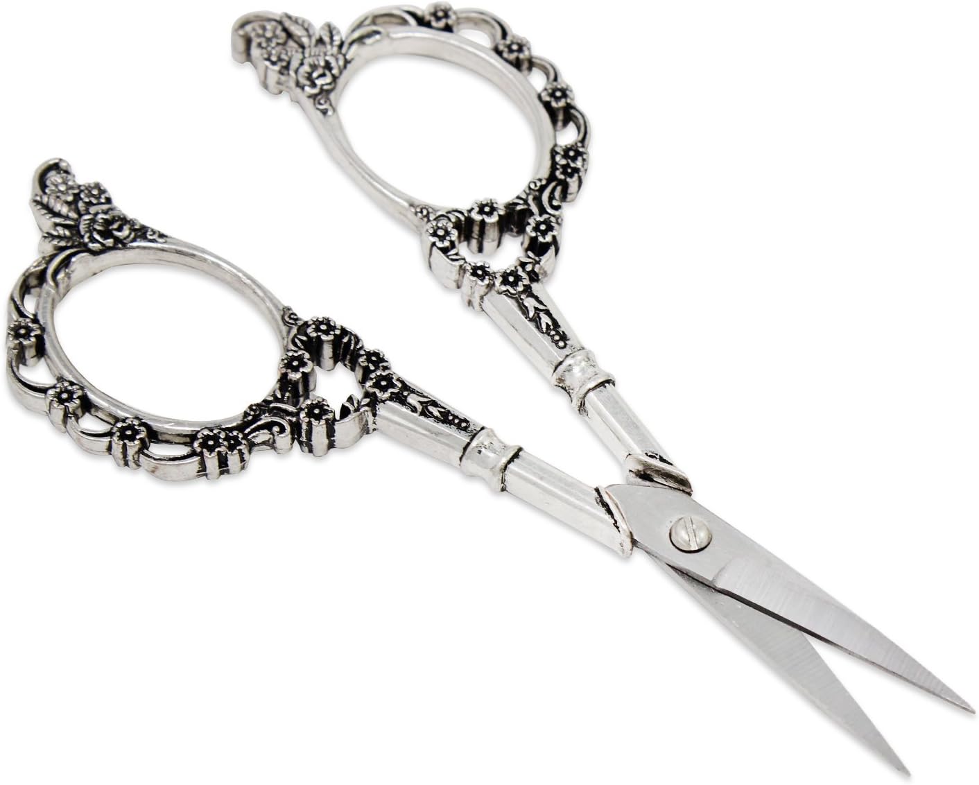 PsmGoods® Vintage Antique Stainless Steel Cross Stitch Antique Sewing ...