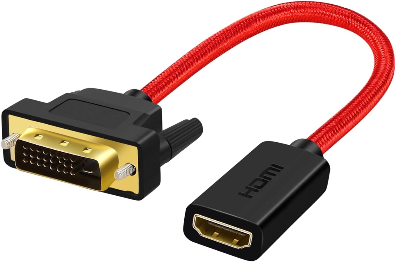 Amazon.co.jp: ANNNWZZD DVI HDMI 変換, HDMI DVI 変換ケーブル, HDMIメス からDVIオス変換 15CM : パソコン・周辺機器