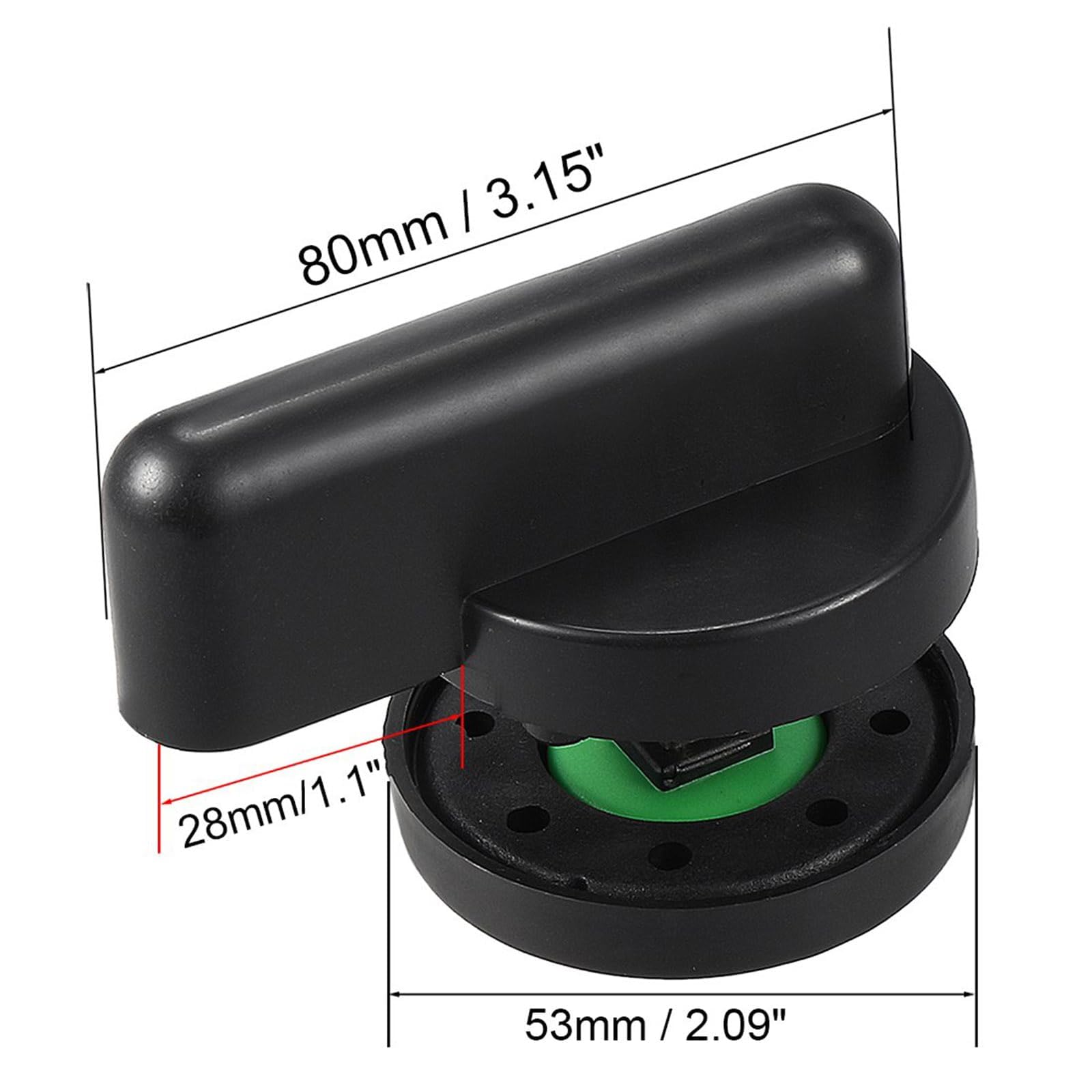 TOP-VIGOR 2Pcs 54mm Privacy Indicator Door Lock, Plastic Vacant Engaged ...