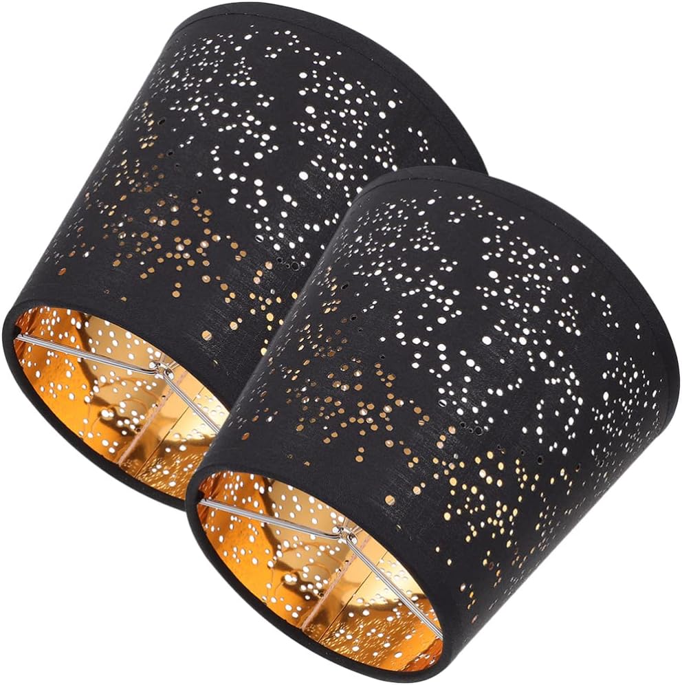 OSALADI 2Pcs Hollow Out Lamp Shades Decorative Lamp Shade Chandelier ...