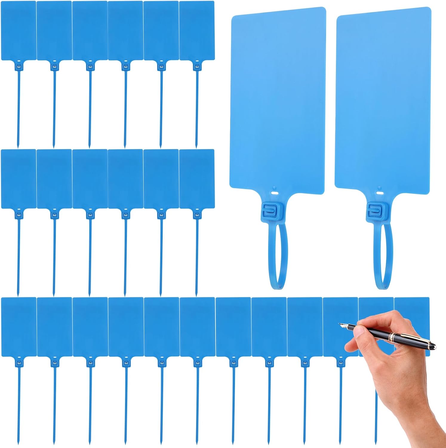 Amazon.com : LANIAKEA Plastic Tags 200PCS Waterproof Tags 255mm Total ...