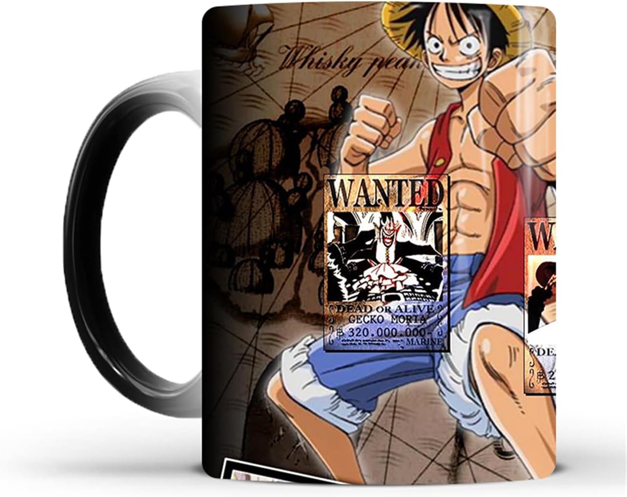 Amazon.com: Sodqebqc Heat Sensitive Coffee Mug for luffy Fans Lovers ...