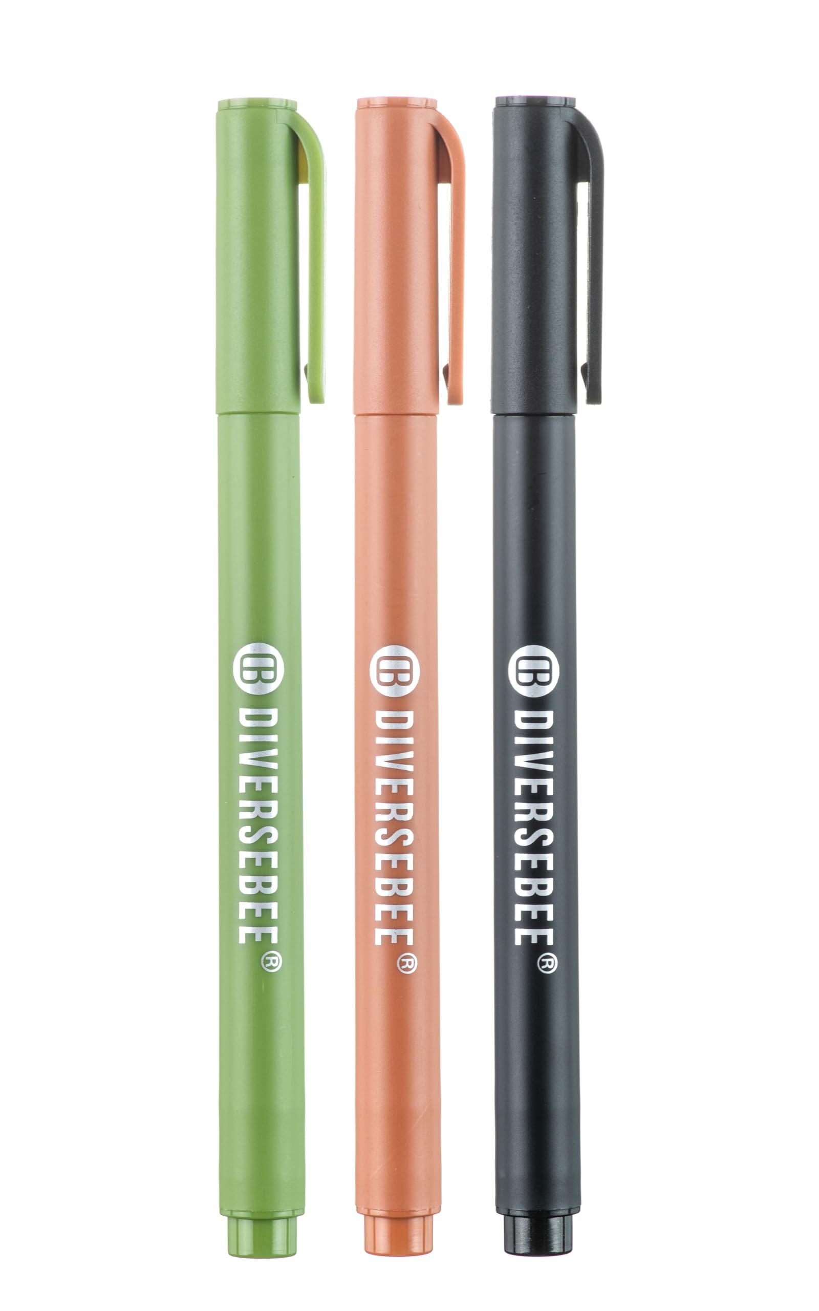 Amazon.com : DIVERSEBEE Fine Tip Permanent Pens, 3 Pack Quick Dry ...