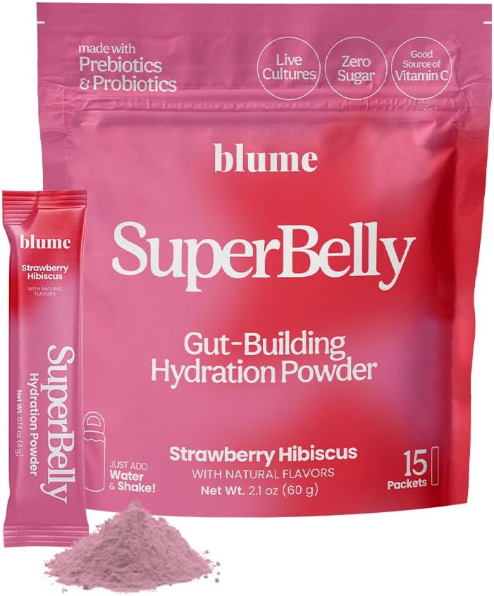 Amazon.com: Blume New SuperBelly Gut Health and On-The-Go Hydration ...
