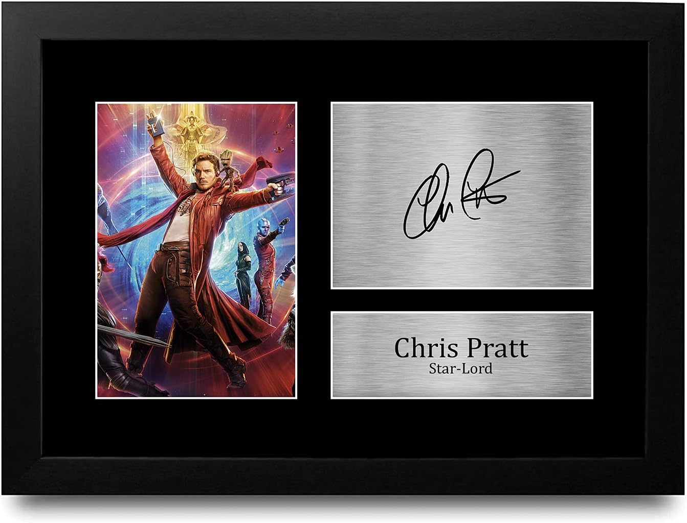 HWC Trading Chris Pratt Gift Signed FRAMED A4 Printed Autograph ...