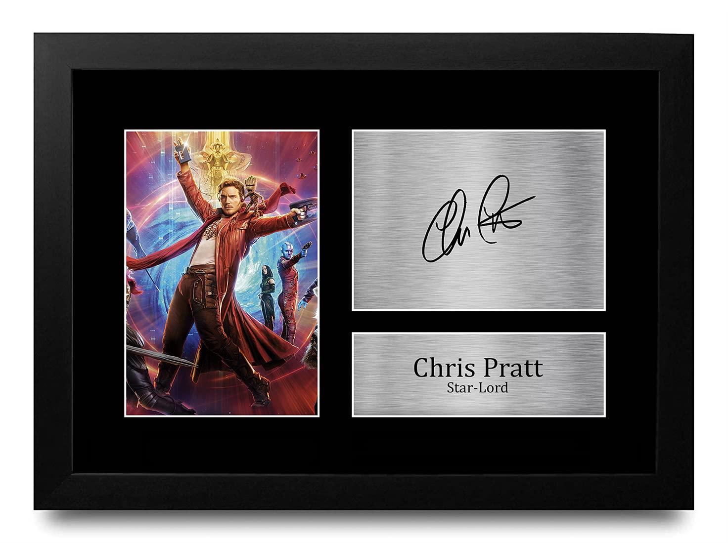 HWC Trading Chris Pratt Gift Signed FRAMED A4 Printed Autograph ...