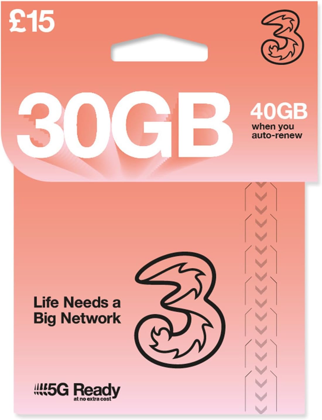 THREE 4G/5G SIM Card UK & ROAM FREE in over 70 destinations - PREPAID ...