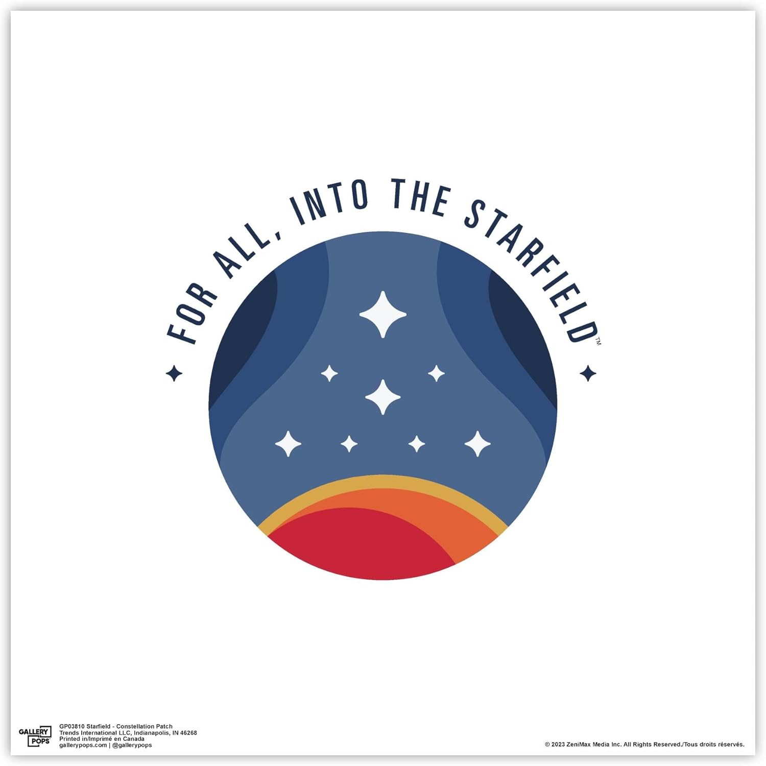 Amazon.com: Gallery Pops Starfield - Constellation Patch Wall Art ...