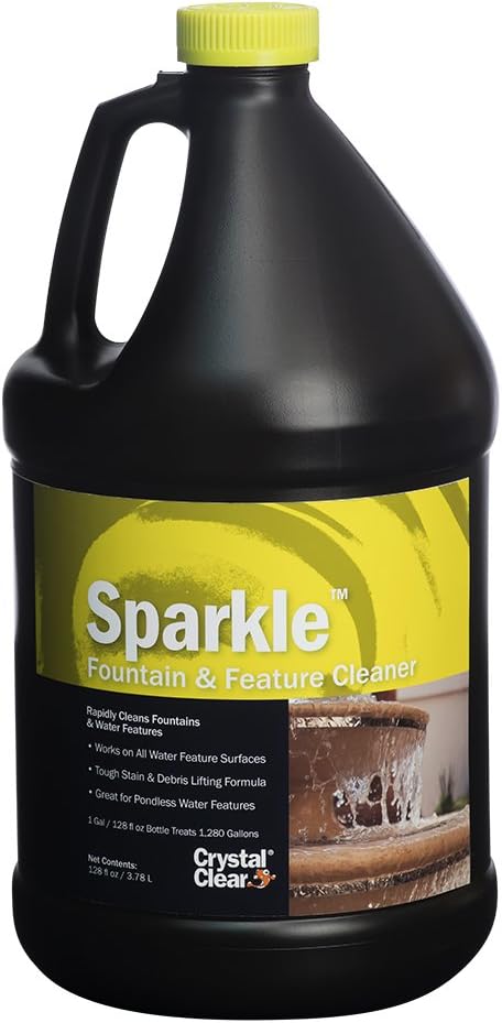 Amazon.com: CrystalClear Sparkle Fountain & Water Feature Cleaner - 1 ...