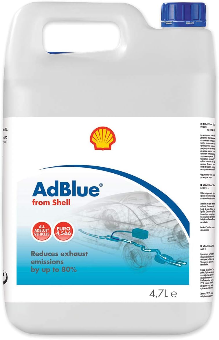 SHELL AdBlue 4,7 l Euro 4, 5 y 6 : Amazon.es: Coche y moto