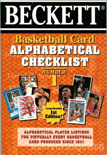 Basketball Card Alphabetical Checklist No. 1 (Basketball Card ...