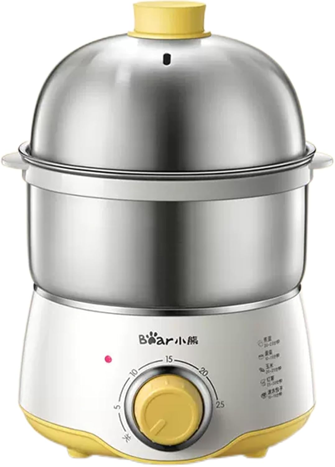 TECHBEAR Rapid Egg Cooker, 14-Egg Rapid Stainless Steel Egg Boiler with 30-Min Timer & Auto Shut ...