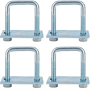 4 Pack Leaf Spring Clamp Kit, 2-5/8 inch Width X 3-3/4 Long Leaf Spring ...