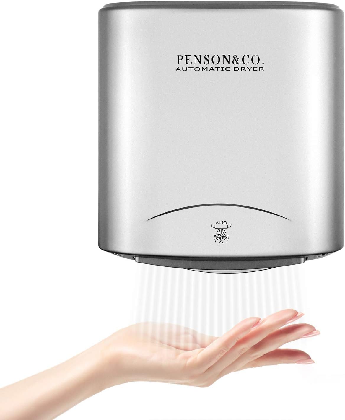 PowerPress Automatic Electric Hand Dryer Commercial High Speed 95m/s ...